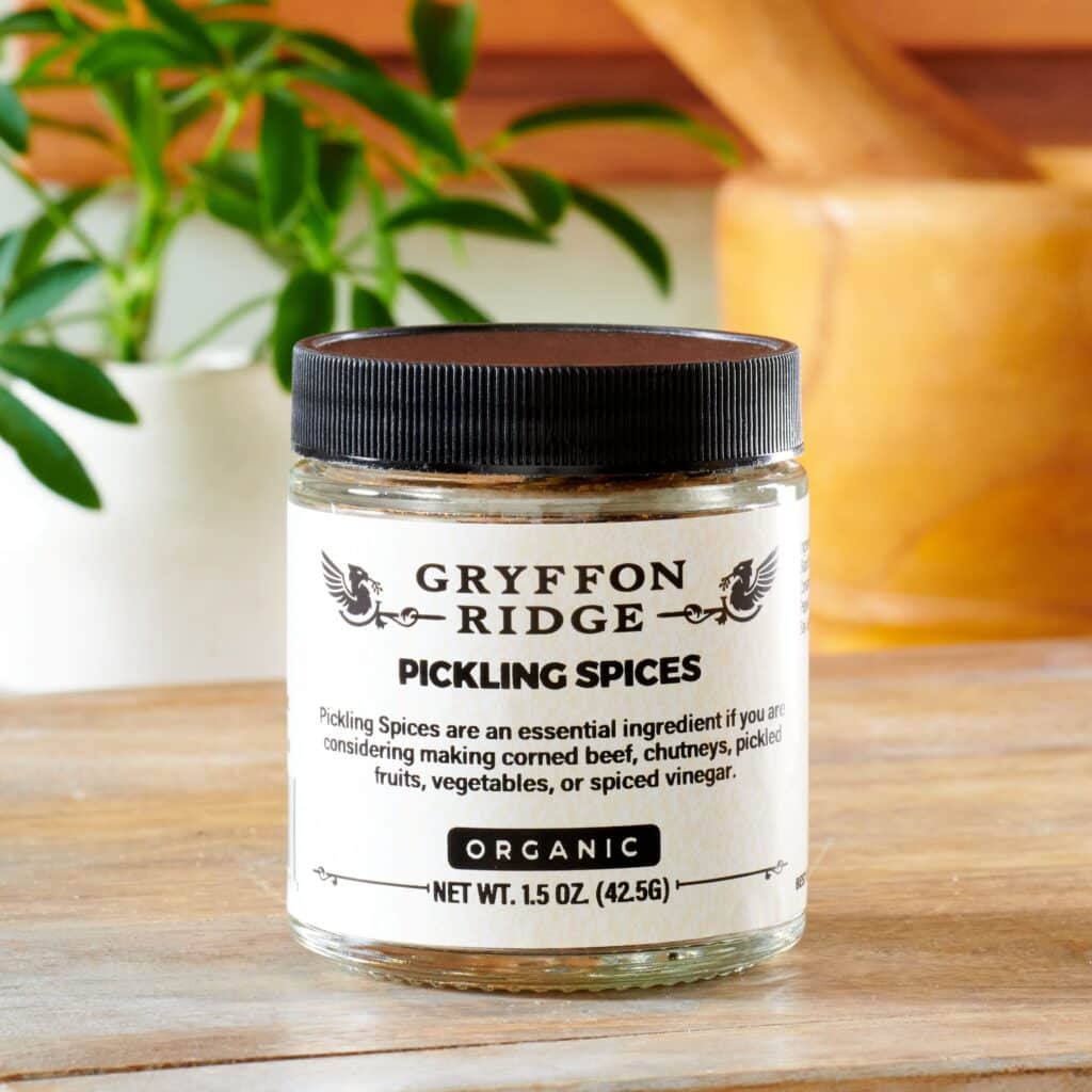 Buy Pickling Spices ~ Certified Organic » Gryffon Ridge